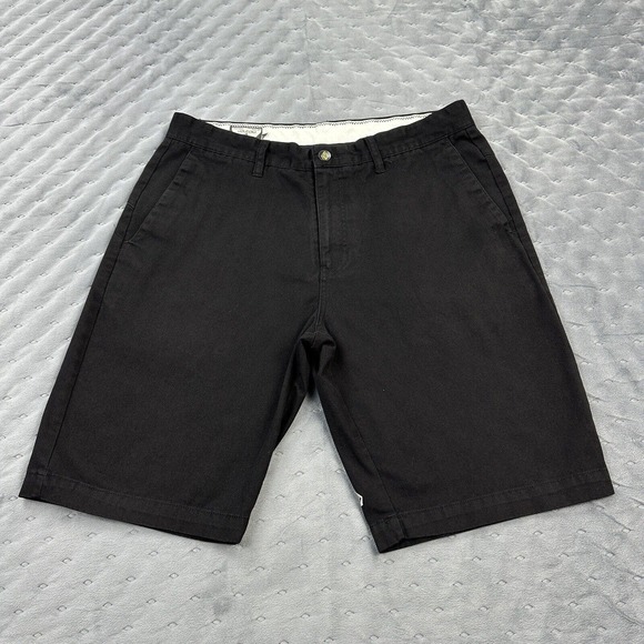 Volcom | Shorts | Volcom Shorts Mens 34 Black Chino Mid Rise Grunge ...